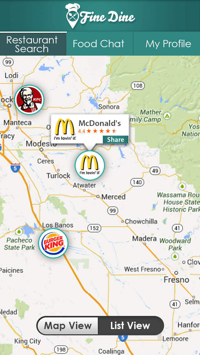 Apps Complex - Fine Dine